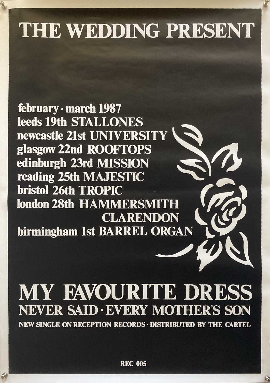 Lot 200 - THE WEDDING PRESENT POSTERS.