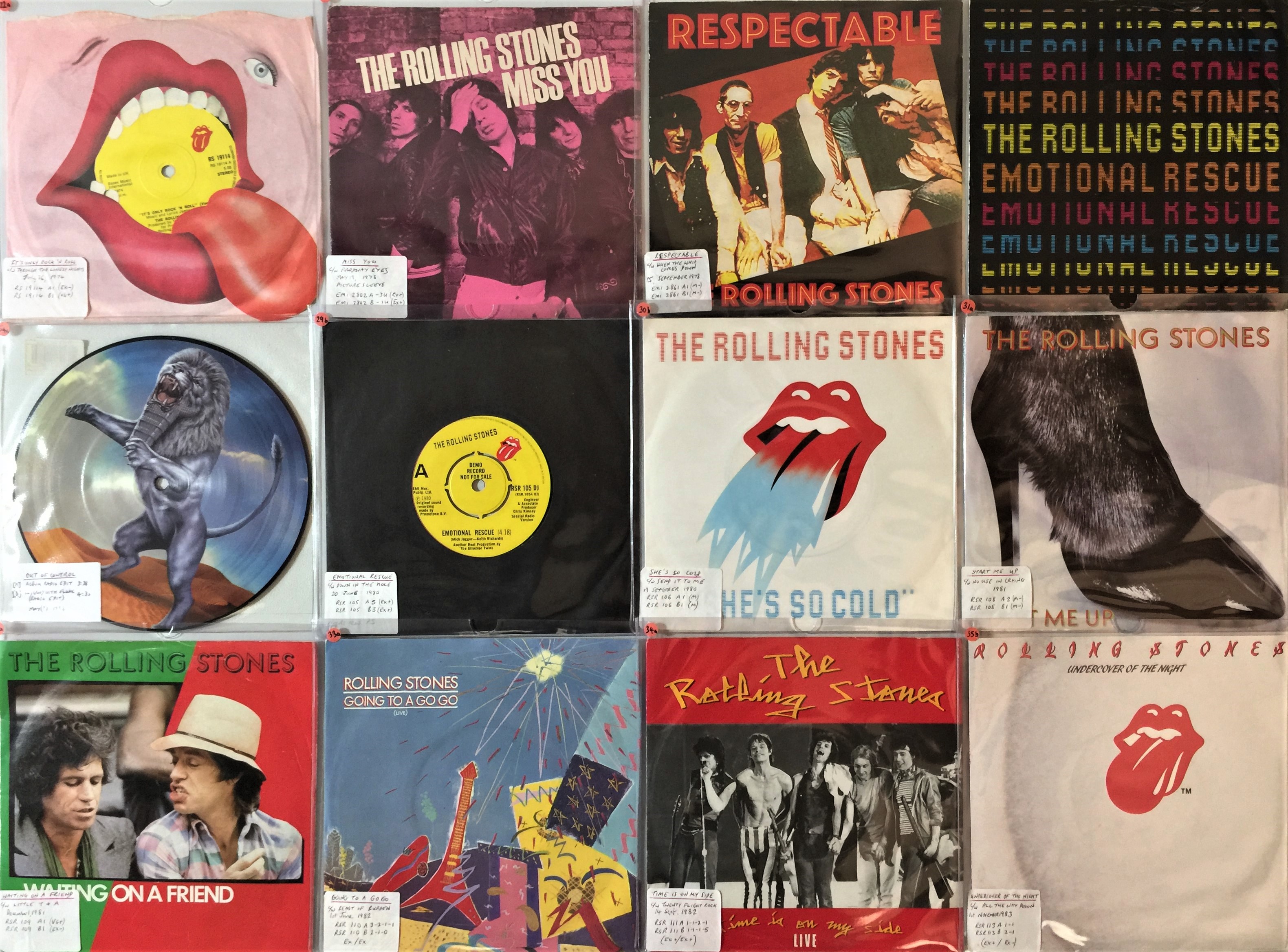 Lot 915 - THE ROLLING STONES - 7" COLLECTION