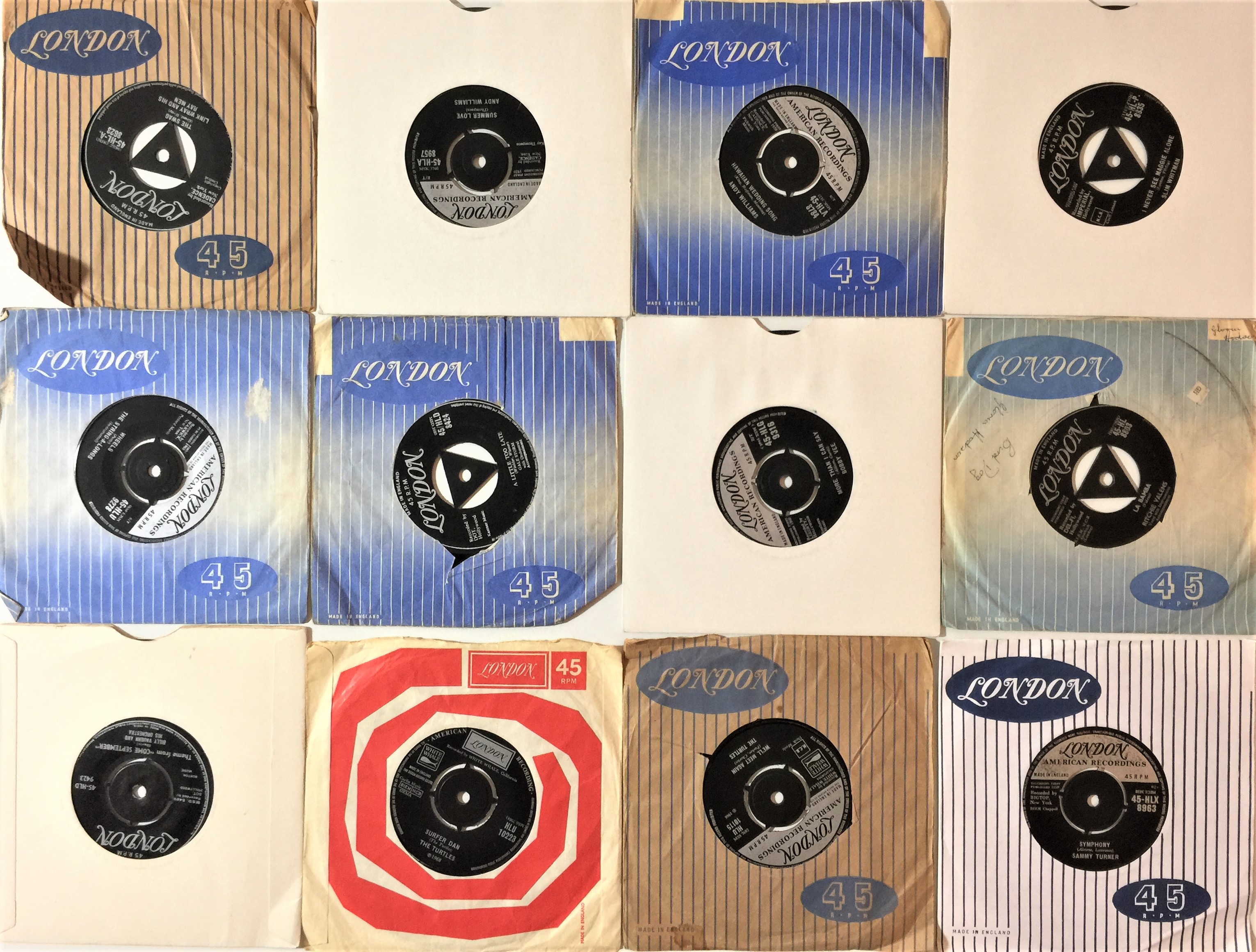 Lot 774 - 50s/ 60s LONDON RECORDS - 7" SINGLES