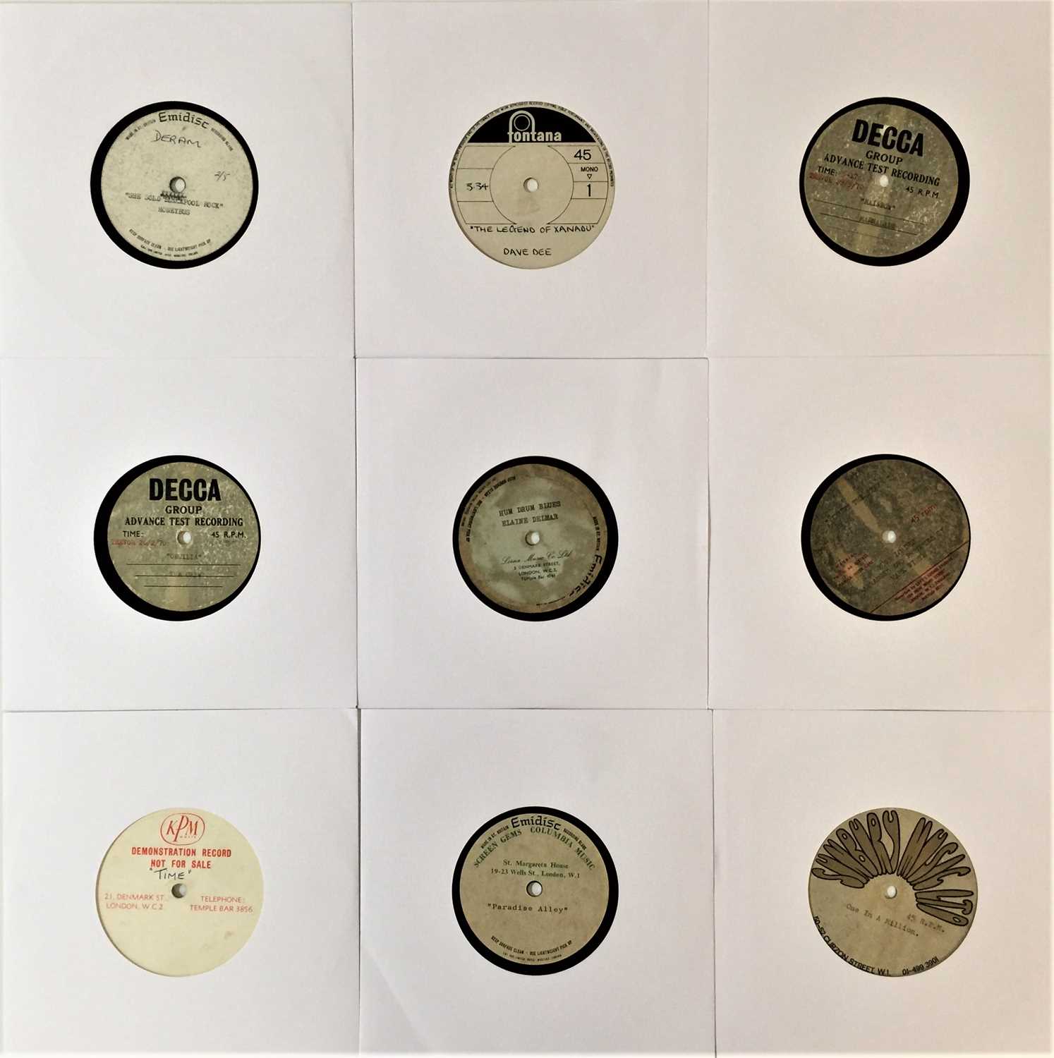 Lot 880 - MIXED PACK OF 7" ACETATES