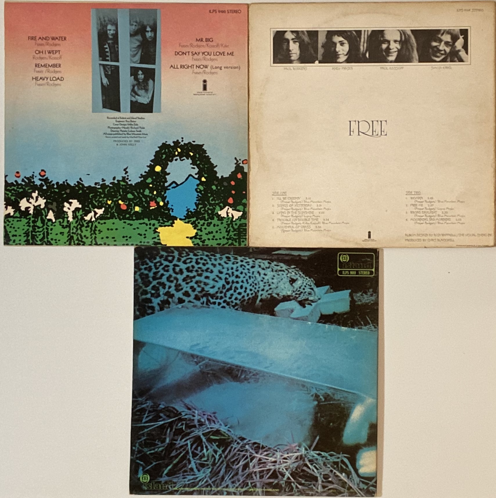 Lot 886 - FREE - PINK ISLAND LPs