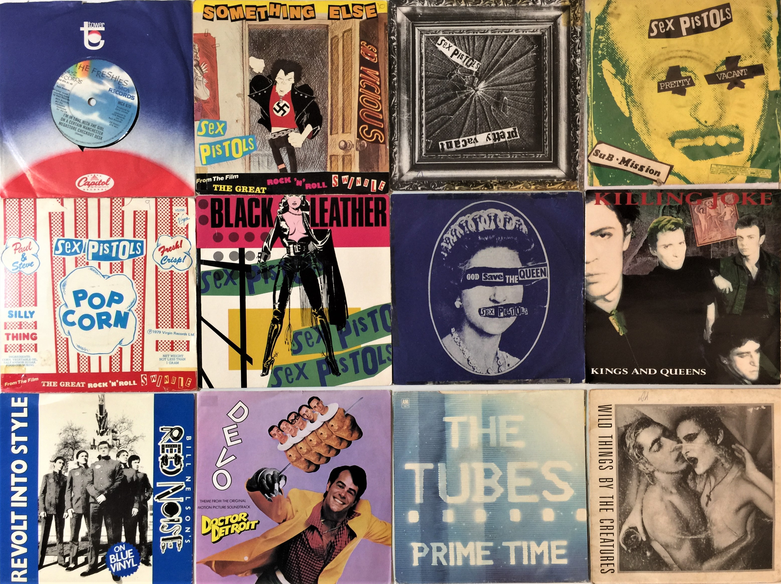 Lot 927 - CLASSIC PUNK & NEW WAVE - 7" COLLECTION