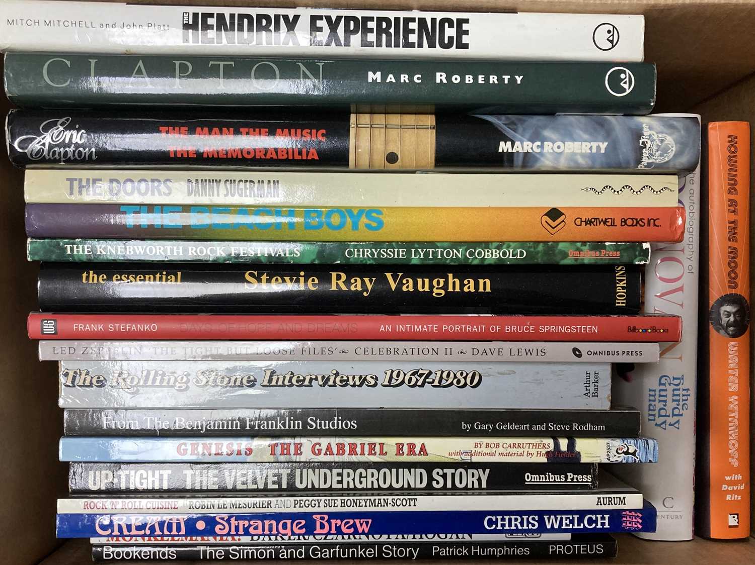 Lot 84 - MUSIC BOOKS - CLASSIC ROCK AND POP.
