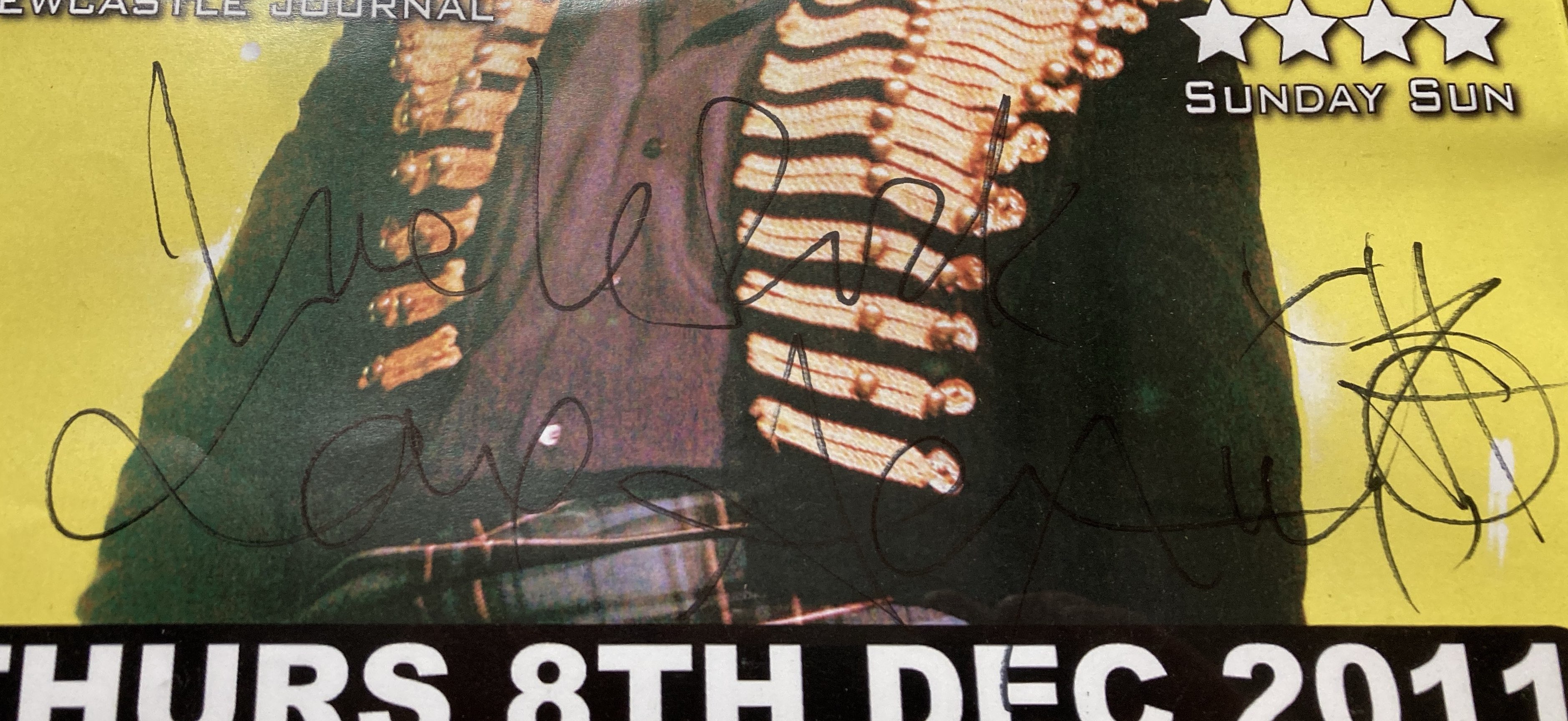 Lot 389 - ADAM ANT SIGNED POSTER.