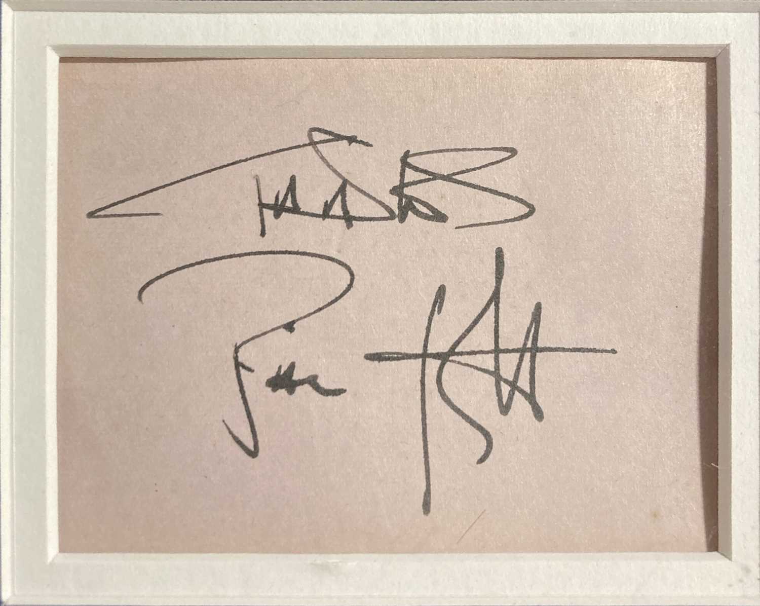 Lot 390 - PHIL LYNOTT SIGNED DISPLAY..