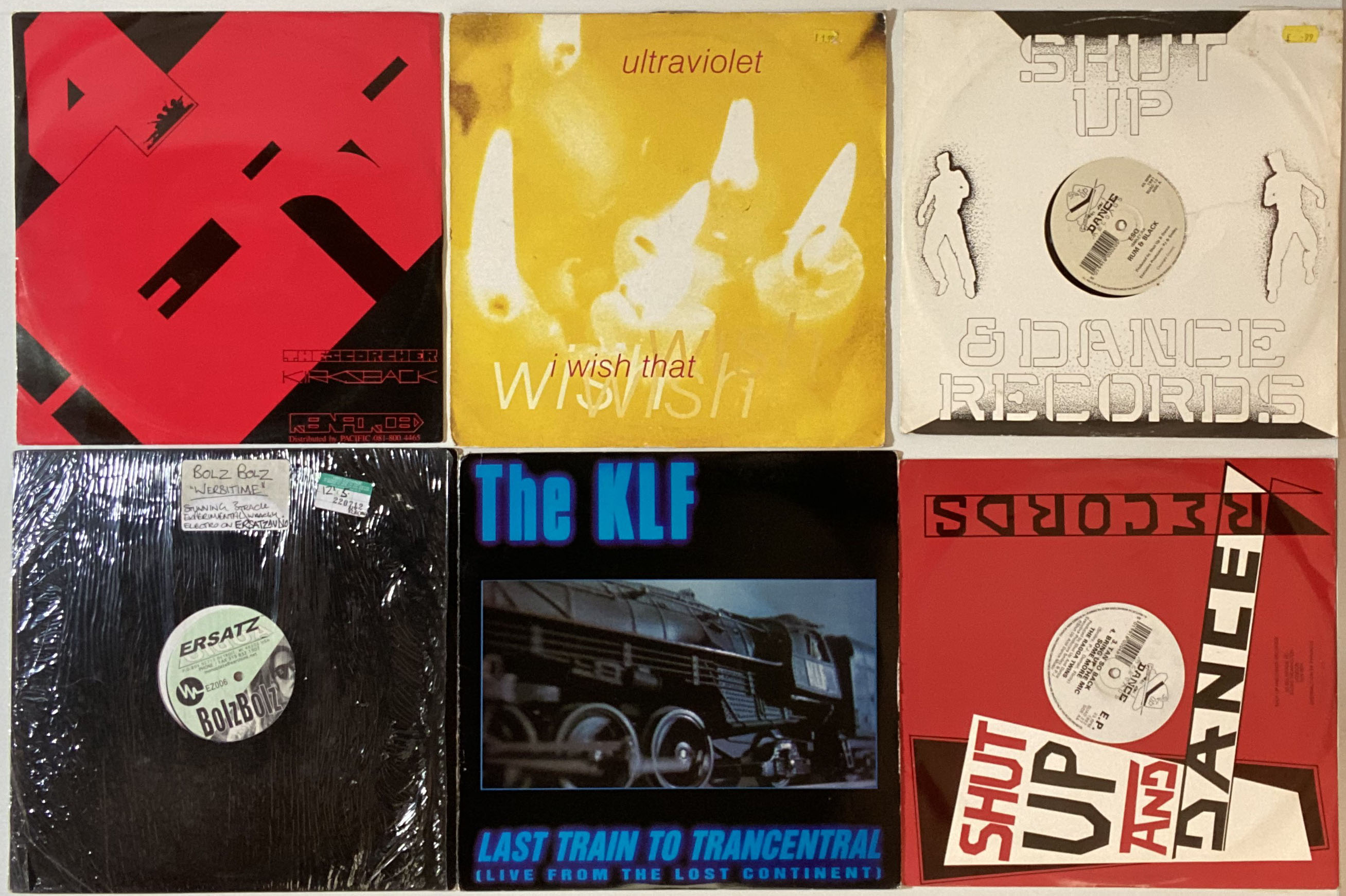 Lot 989 - HOUSE/RAVE/ELECTRO/AMBIENT/TRIP HOP/DUB - 12"